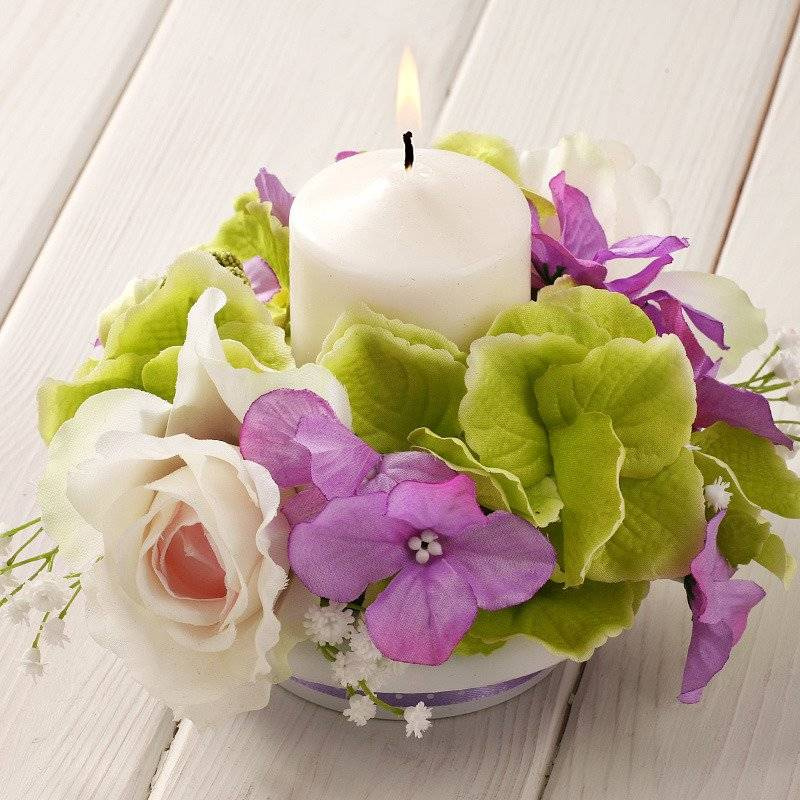 Sponge florist on a white base Sponge wet floristic foam round 8cm ...