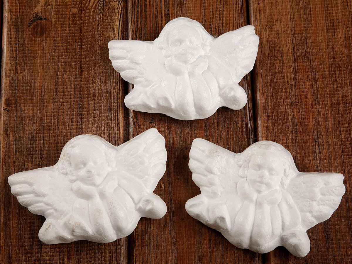 Styrofoam ball Baroque angel 8/11 cm - the price of Christmas ...