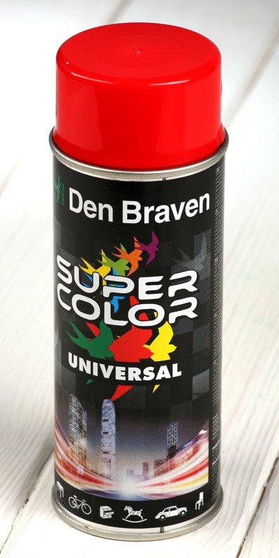 Farba CZERWONA w sprayu 400 ml RAL 3020 | NARZĘDZIA florystyczne ...